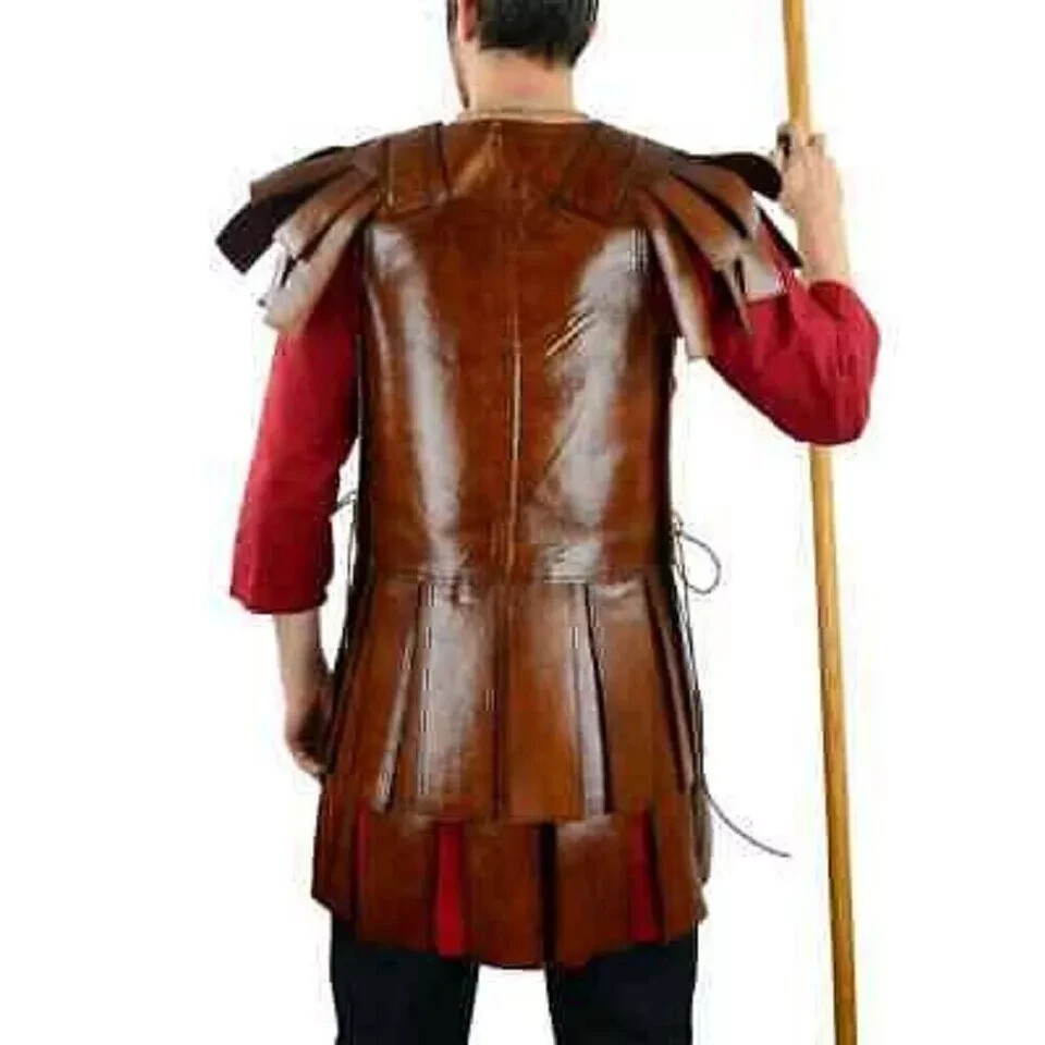 medieval leather armour Roman Subarmalis Leather Sleeveless Costume ...