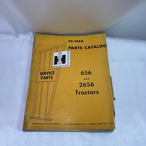 Original Vintage International Harvester TC-114A 656, 2656 Tractors ...