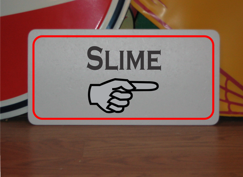 Slime arrow Metal Sign | eBay