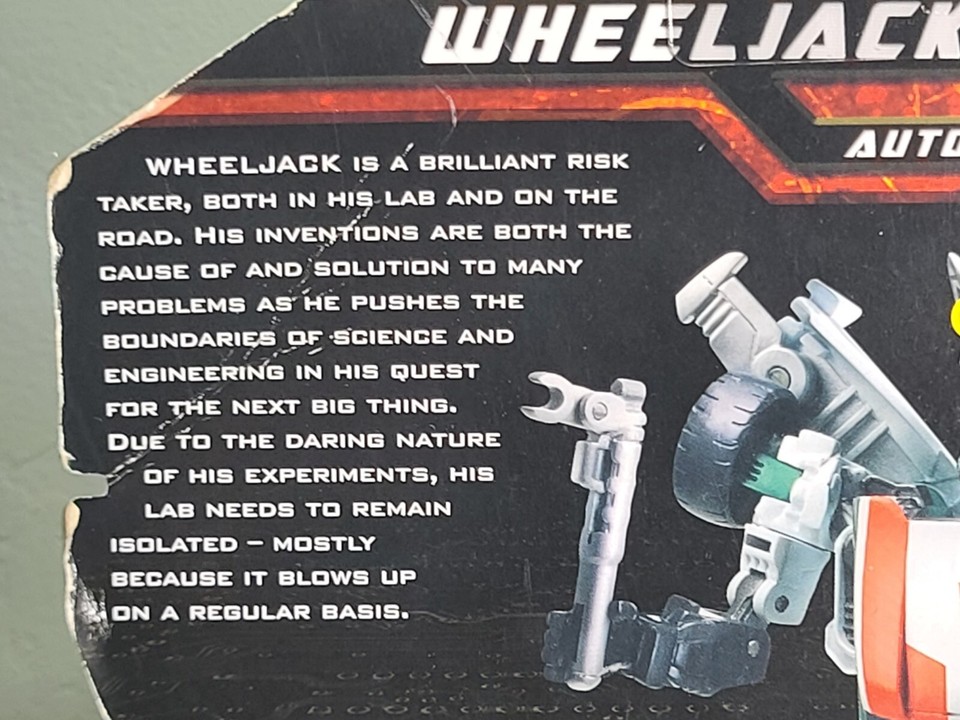 Transformers Generations WHEELJACK Deluxe Class Classics Universe MOC ...