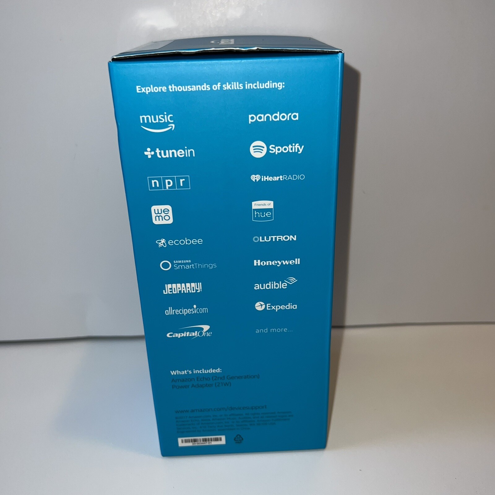 Amazon+Echo+%282nd+Generation%29+Smart+Assistant+-+Walnut+Finish for ...