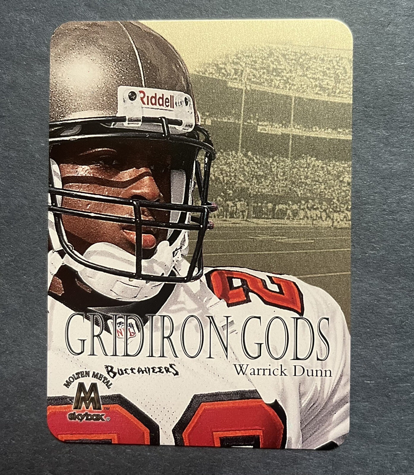 1999 Skybox Molten Metal Gridiron Gods Warrick Dunn #7GG | eBay