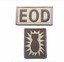 Embroidered Explosive Ordnance Disposal Tab Airborne EOD Hook Loop ...