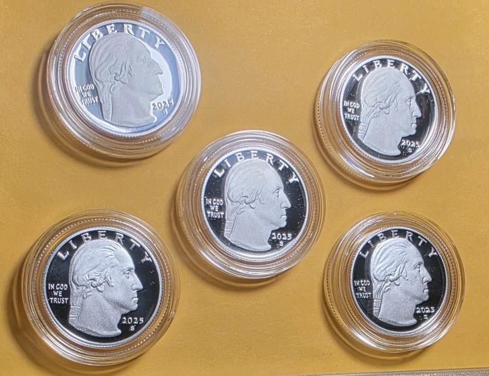 2025 S .999 SILVER American Women’s PROOF Quarters *IN COIN CAPSULES ...