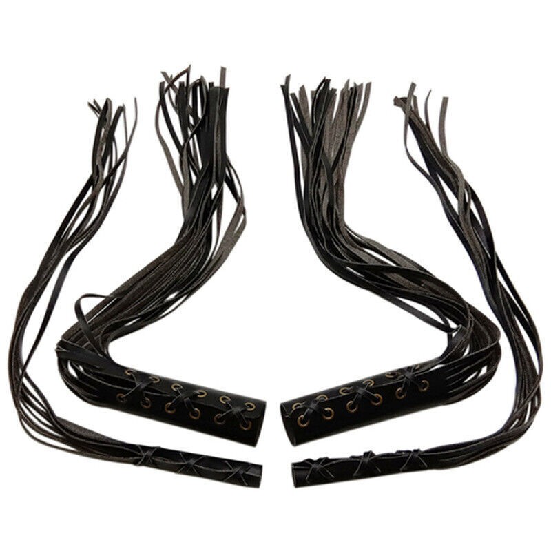 Motorcycle Universal Leather Handlebar Grip Tassel w/ Clutch Lever ...