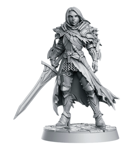 Lydia The Lioness, 14k Resin Dungeons and Dragons DnD Miniatures D&D ...