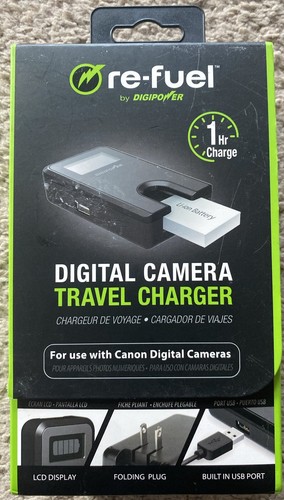 Digipower - Digital Camera Travel Charger for Canon Batteries (NB4L ...
