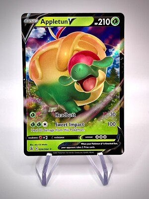 Pokémon TCG Appletun V Fusion Strike 026/264 Holo Ultra Rare | eBay
