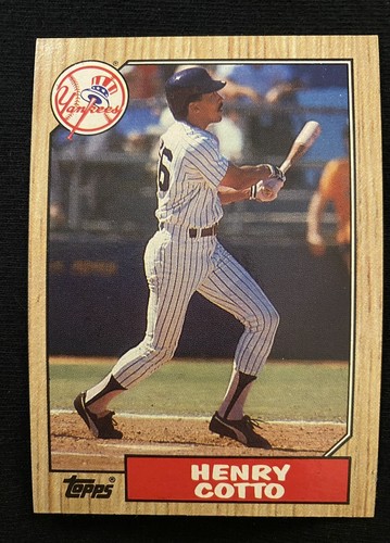 1987 Topps - #174 Henry Cotto New York Yankees | eBay