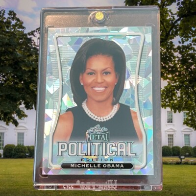 Michelle Obama 2020 Leaf Metal Political CRYSTAL ICE 27/35 Not Kamala ...