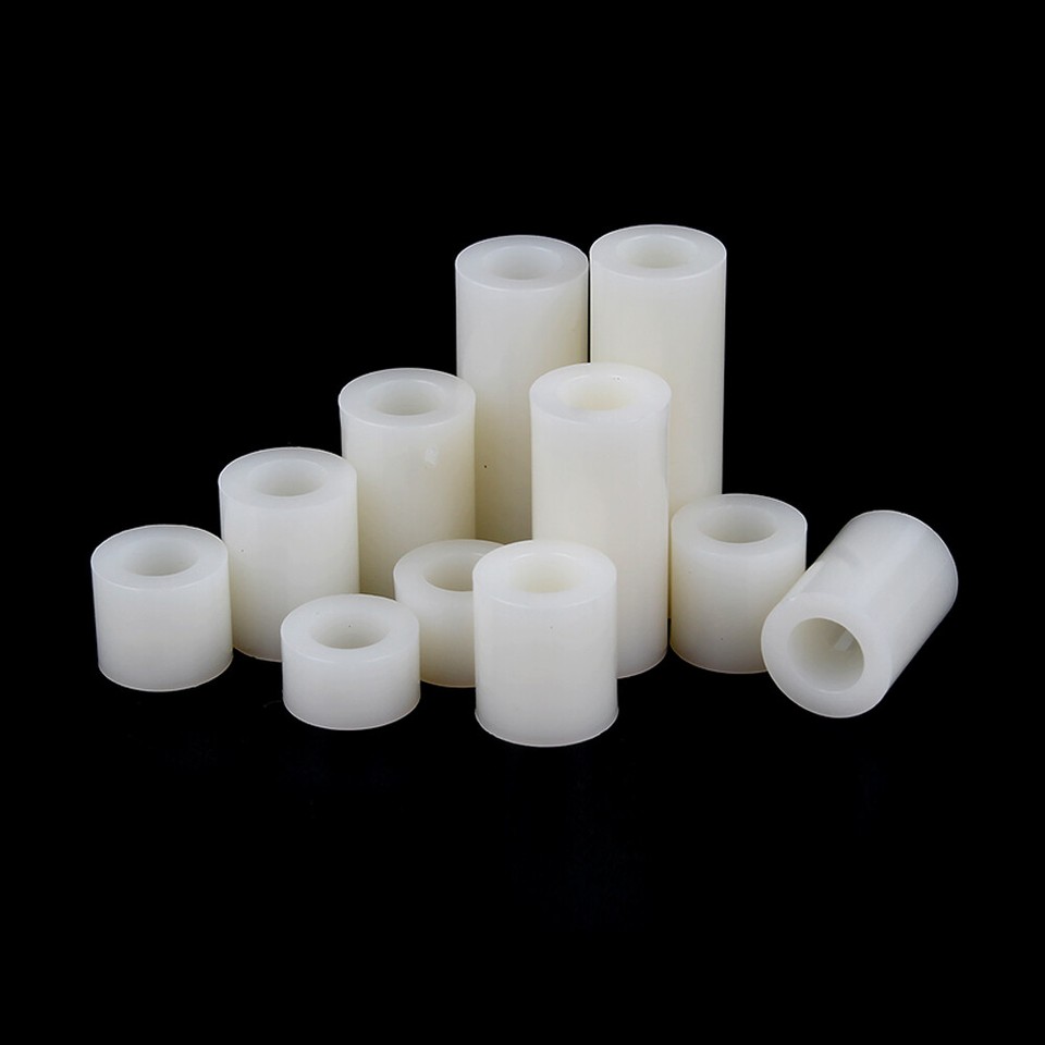 White Nylon Unthreaded Spacers Plastic Standoff Washer M5 M6 M7 M9 M14 ...