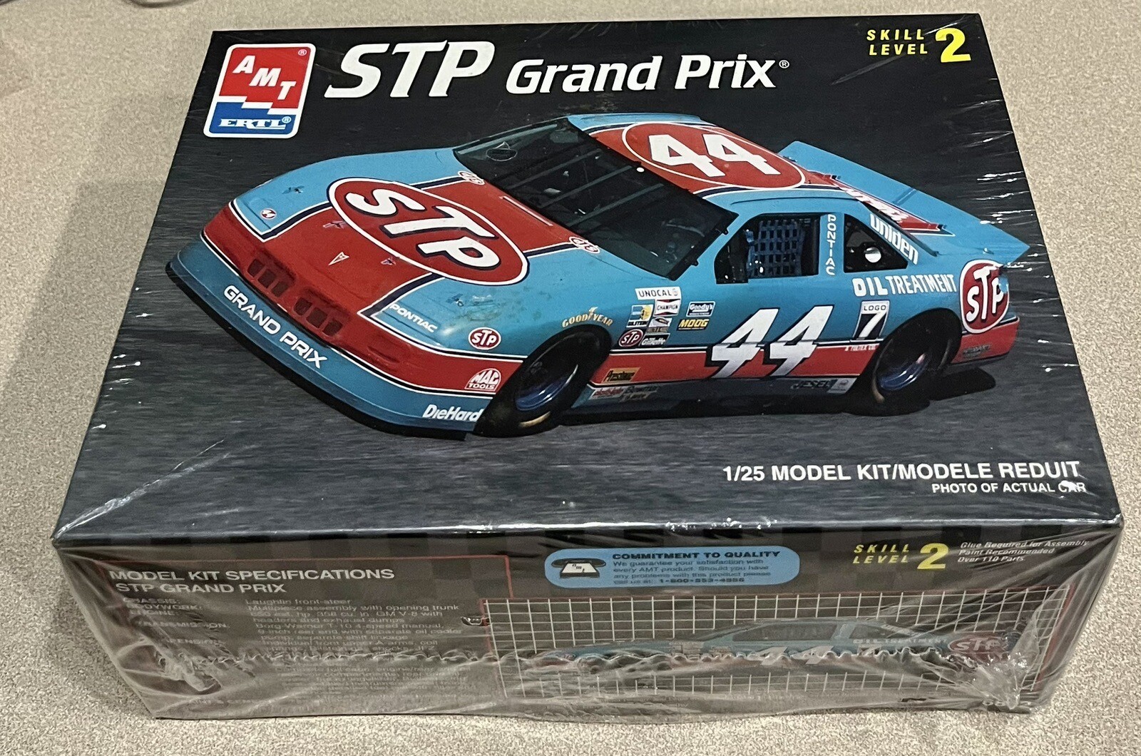 🏁 AMT Ertl Nascar STP Grand Prix 1/25 Model Kit 6892 Vintage 1993 New ...