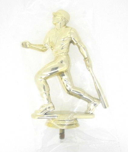 Trophy figure MALE BASEBALL BATTER PLAYER yellow plastic 5" lot of 13 ...