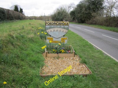 Photo 6x4 Welcome to Fordingbridge Welcome to Fordingbridge sign beside ...