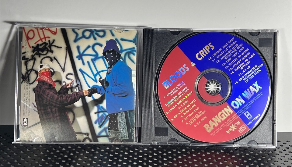 Bloods & Crips Bangin On Wax (First Pressing ) CD RARE Gangsta G-Funk ...