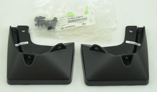 NEW Genuine OEM 2012-2014 Toyota Yaris Rear Mud Guard Set/Hardware ...