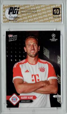 Harry Kane 2023 Topps Now #136 PRISTINE FC Bayern Trading Card PGI 10 ...