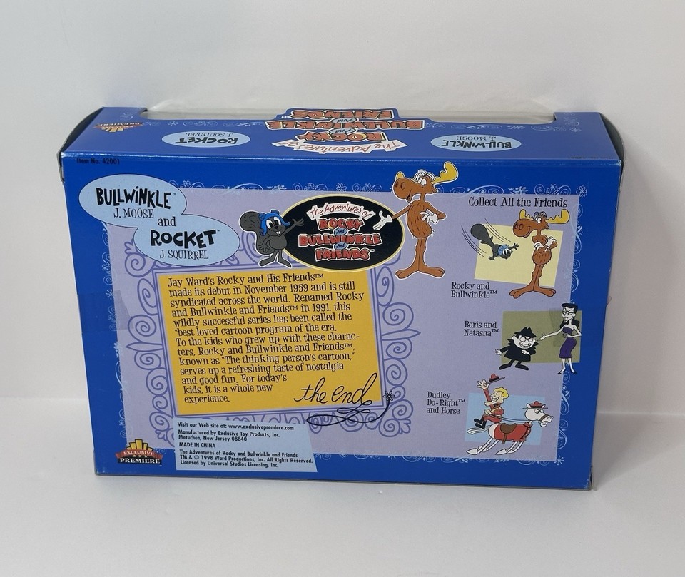 Rocky & Bullwinkle Figures (Rocket Squirrel) 1998 Limited Edition ...