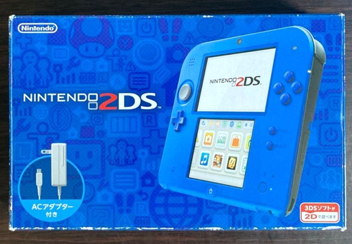 Nintendo 2DS Blue Console FTR-S-BCAA with Box, Manual & Charger Working ...