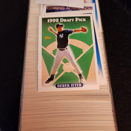 1993 Topps Baseball 825 Card Complete Set Open Box Derek Jeter RC ...