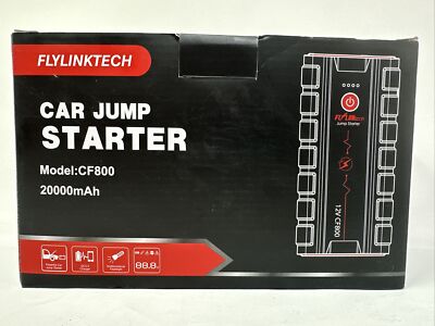 Flylinktech Car Jump Starter Model: CF800, 20000mAh. New Open Box | eBay