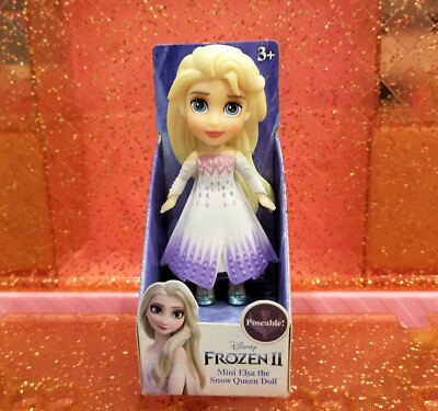 Disney Princess Frozen 2 Mini Toddler Doll ELSA SNOW QUEEN Poseable ...