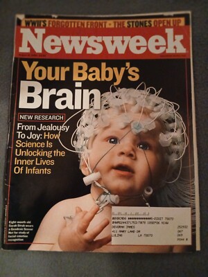 2005 AUGUST 15 NEWSWEEK MAGAZINE - YOUR BABY'S BRAIN FRONT COVER - L ...