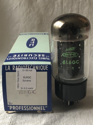 6L6GC, 6L6 GC, Sylvania SNCF Vacuum Tube, lampe, Röhre, Valve NOS, NIB ...