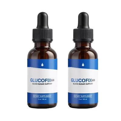 (2-Pack) GlucoFix Drops – Gluco Fix Drops to Support Overall Blood ...