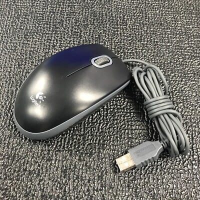 Logitech M-U0026 M100 Wired Optical USB Computer Mouse Black/Gray P/N ...