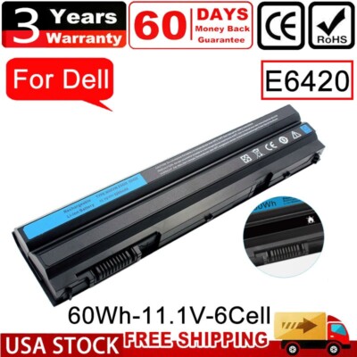 Replacement Battery for Dell Latitude E6420 E6430 E5420 E5520 E5530 ...