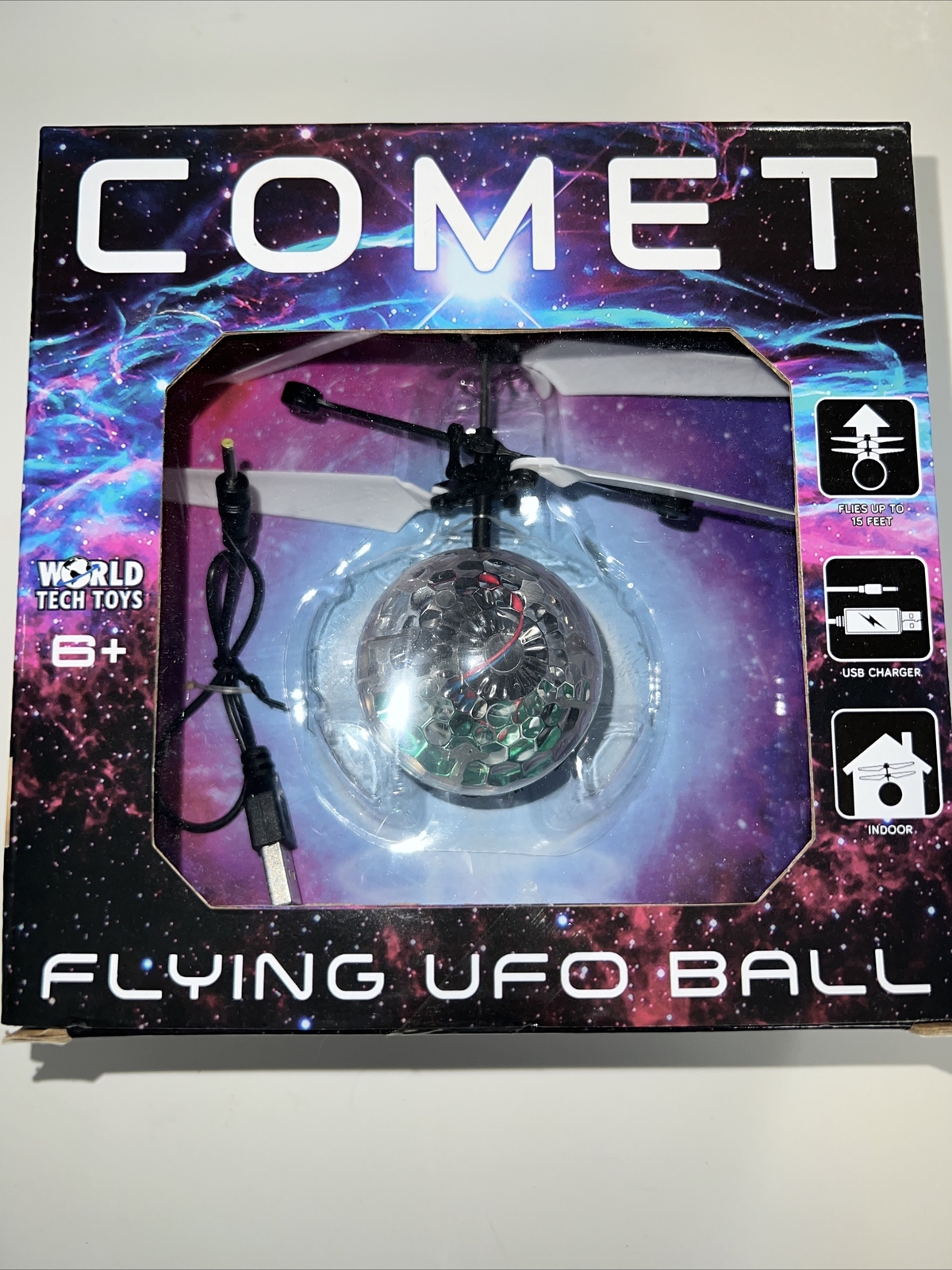 UFO Ball Helicopter with Hover Sensor Technology Hover Flying Tech Toy ...