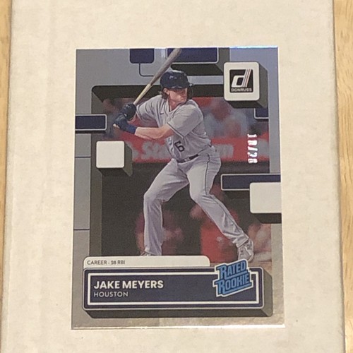 Jake Myers SSP # 10/28 2022 Donruss Rated Rookie Astros World Series RC ...