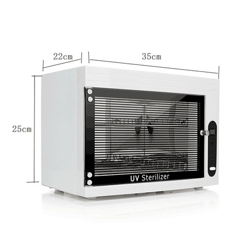 6W High Temperature UV Sterilizer Disinfection Cabinet Manicure Salon ...