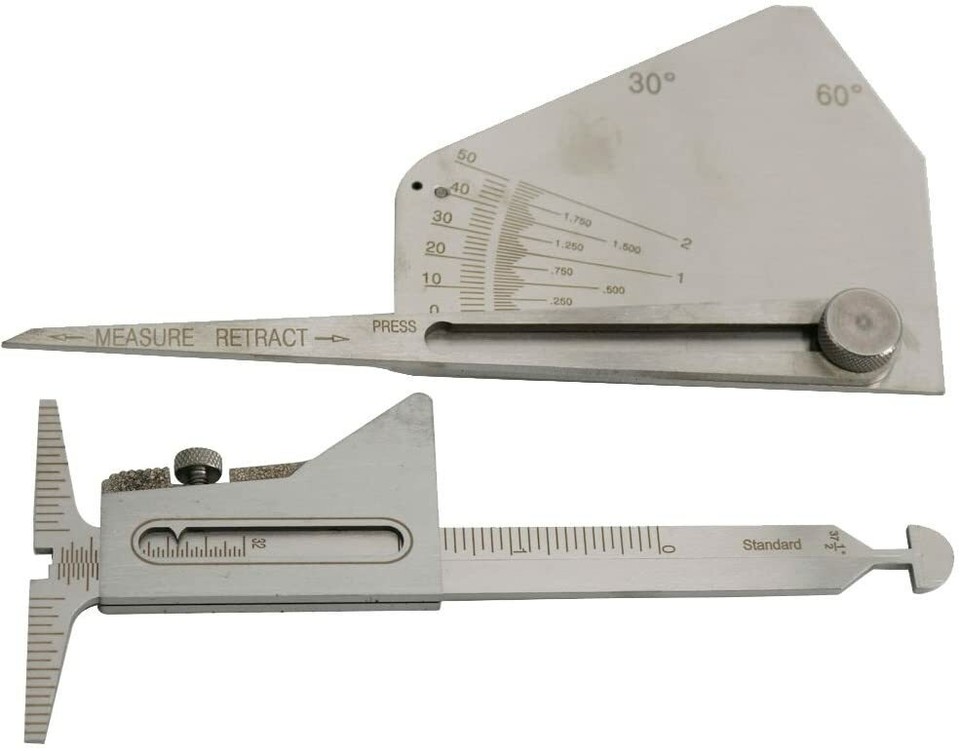 Welding Gauge Tool Kit Welding Inspection Gage Inspection Ruler Case ...