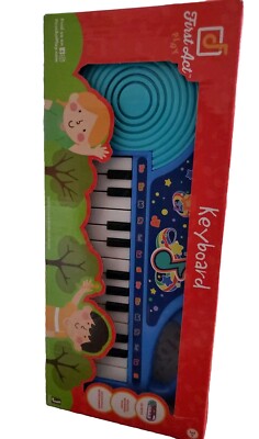 First Act Play Keyboard Realistic Beginners Piano 23 Keys Labeled New ...