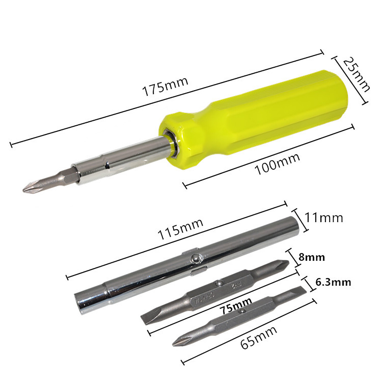6 In1 Multi-purpose Precision Screwdriver Set Torx Repair Tool Fix For ...