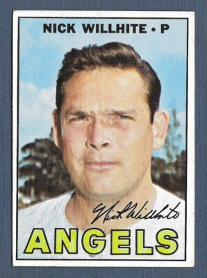 1967 Topps Nick Willhite #249 California Angels EX | eBay