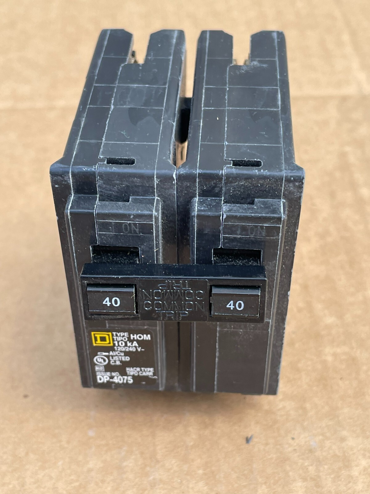 Square D Homeline 40 Amp 2-Pole Circuit Breaker HOM240 DP-4075 | eBay