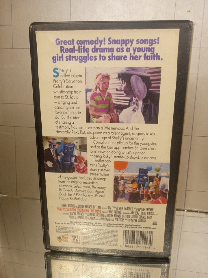 Psalty's Salvation Celebration (VHS, 1992) Ernie Rettino, Joy Lenz ...