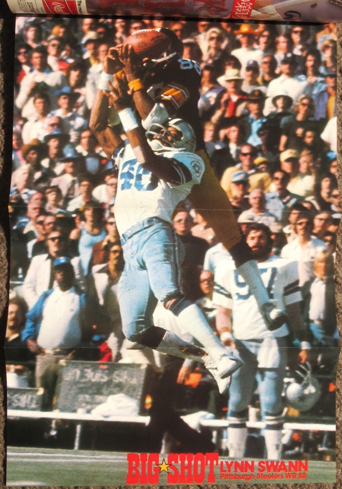 JAPAN - 1977 LYNN SWANN - PITTSBURGH STEELERS - "Touchdown" + POSTER ...