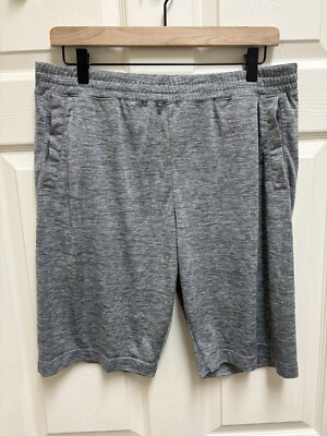 Uniqlo Mens Size Large Shorts Gray Gym Running Pockets CW | eBay