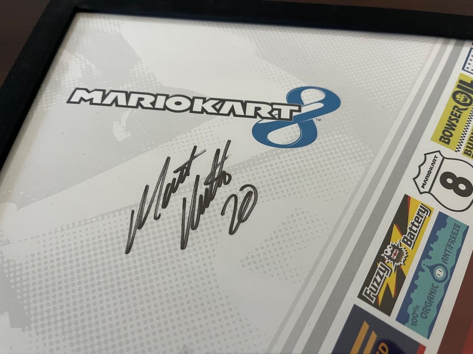 Matt Kenseth autographed Mario Kart 8 Photo | eBay
