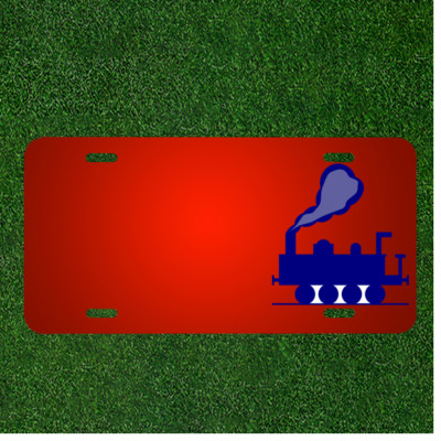Custom Personalized License Plate With Add Names To Train Locomotive | eBay