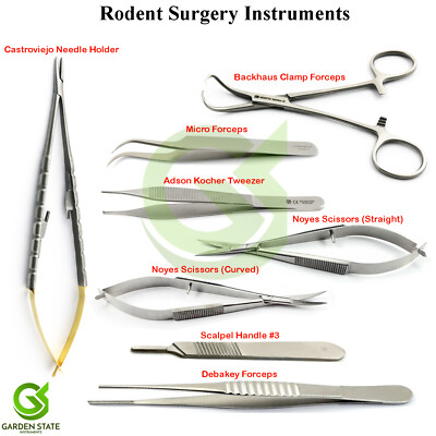 Rodent Microsurgical Kit Rabits Rats Microsurgery Instruments Dental ...