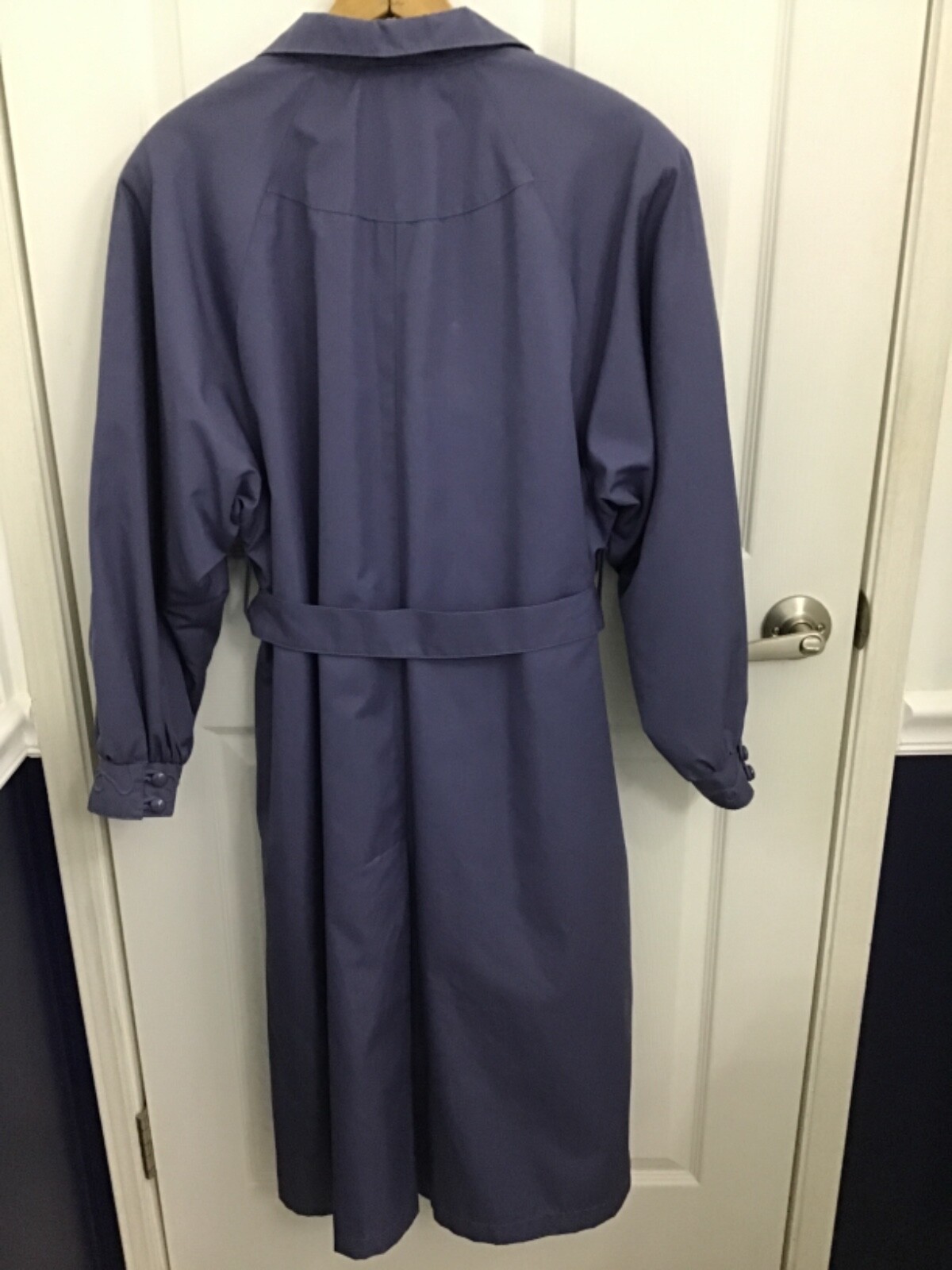 Vintage London Fog Blue Trench Coat Removable Lining … - Gem