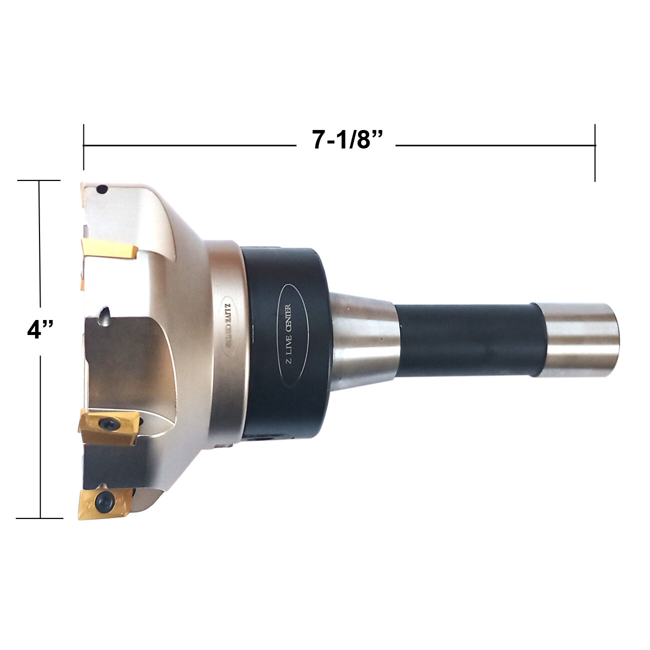 4" Face Shell Mill Cutter 90 Degree 6 Flutes R8 Face Milling Cutter W ...