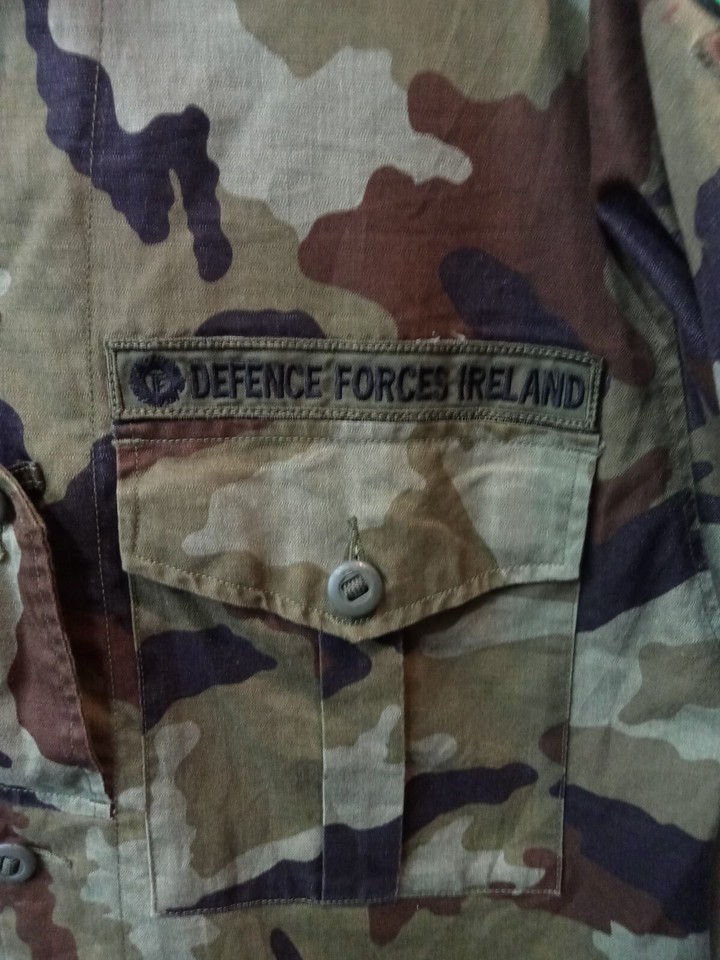 Ireland Irish Army Paddyflage Camouflage Shirt Jacket Combat Uniform | eBay
