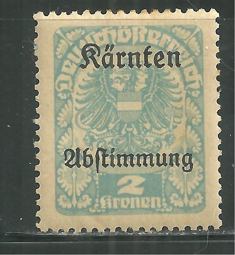 AUSTRIA B22 MINT LIGHT HINGE ARMS OVERPRINT OF 1921 | eBay