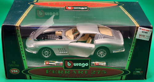 Burago 1:24 1966 FERRARI 275 GTB 4 - VIP Collection 8002455005113| eBay